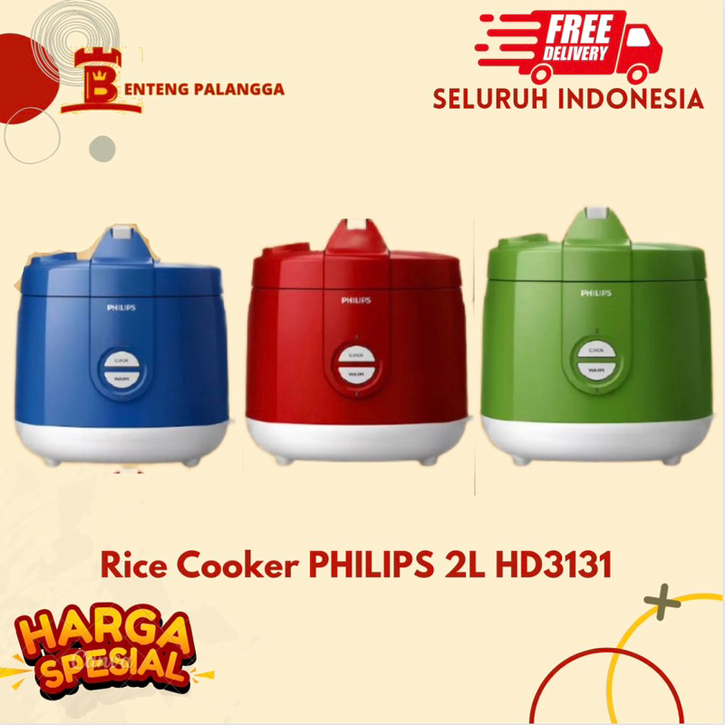 Jual Rice Cooker PHILIPS 2L HD3131 (2liter) magiccomp penanak pemasak ...
