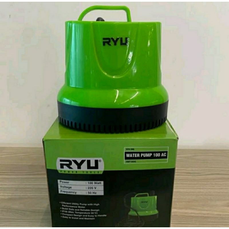 Jual RYU RWP 100 AC Mesin Pompa Air Celup Water Pump | Shopee Indonesia
