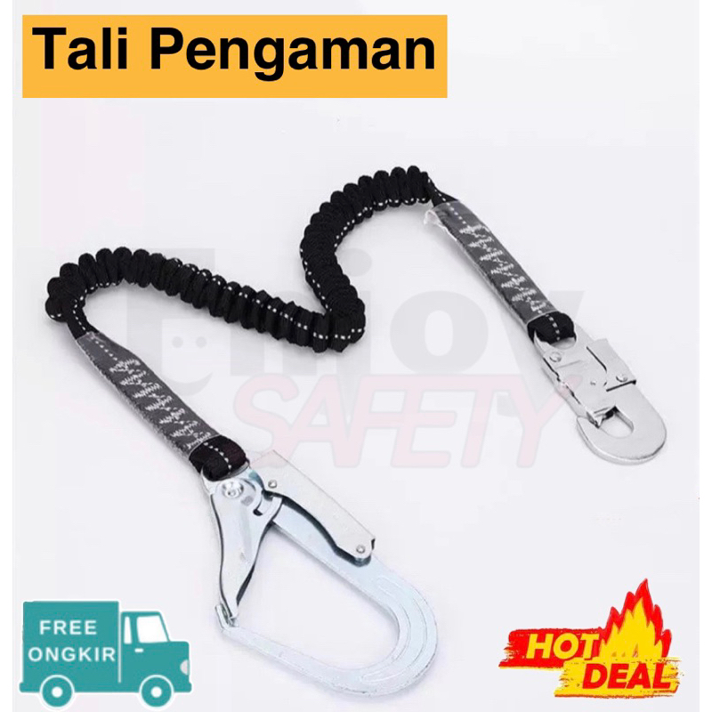 Jual Tali Pengaman Tali Elastis Tali Anti Jatuh Besar-Hook Tali ...