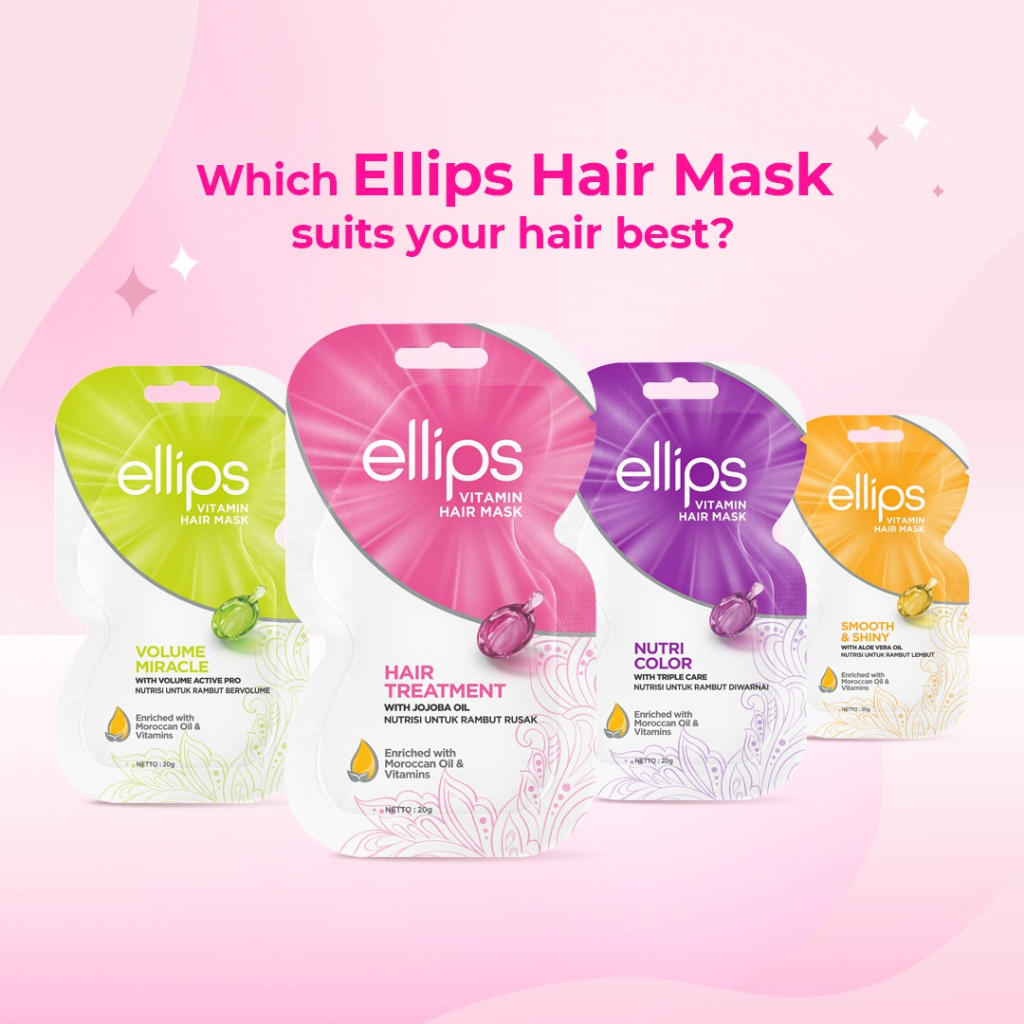 Jual FELIZ ELLIPS Vitamin Hair Mask 20gr | Shopee Indonesia