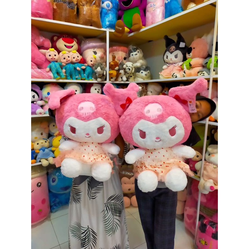 Jual BONEKA KUROMI PINK BONEKA KUROMI SOFT QUALITY PREMIUM BONEKA ...
