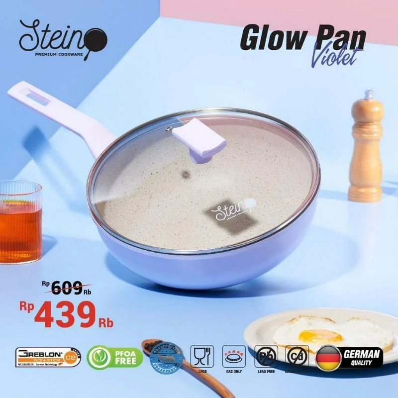 Jual Wok Glow pan steincookware 26cm | Shopee Indonesia