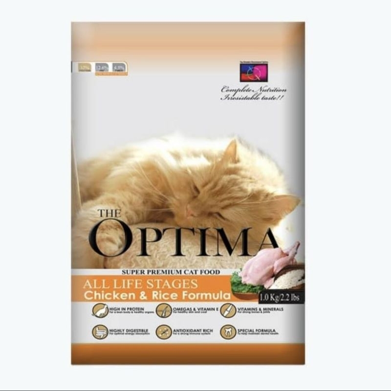 Jual Optima Cat Food Freshpack 1kg Chicken & Rice All Life Stages ...