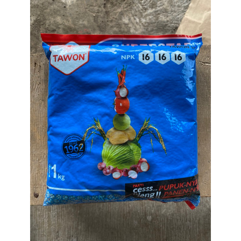 Jual PUPUK NPK 16 16 16 CAP TAWON KEMASAN PABRIK 1 KG | Shopee Indonesia
