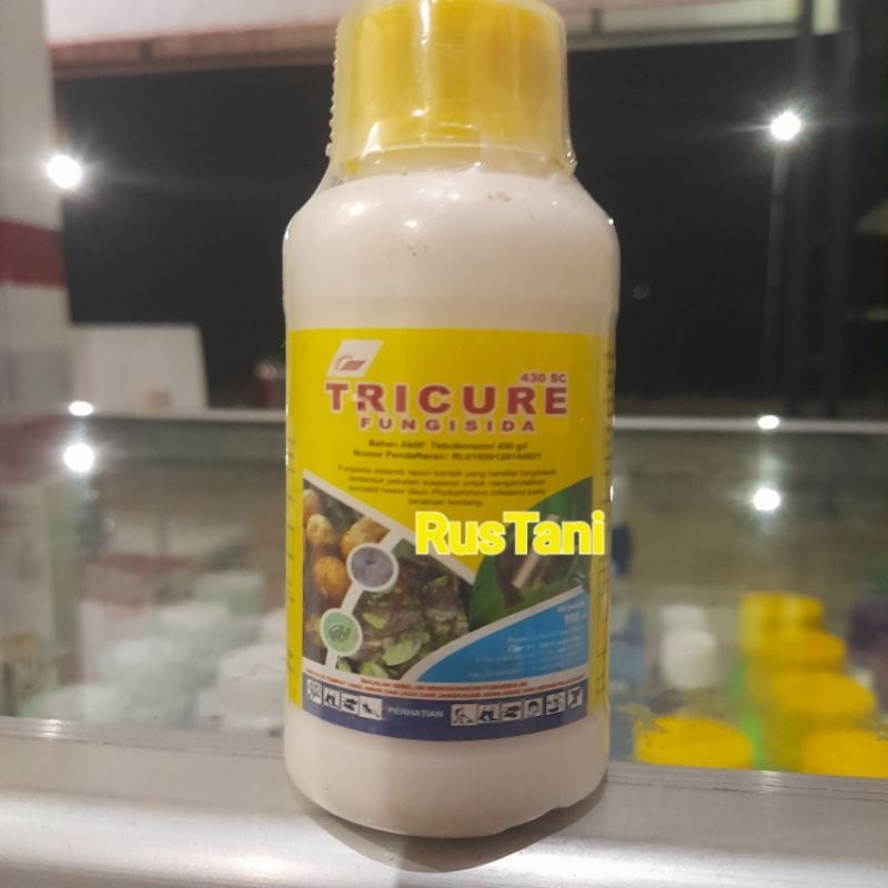 Jual fungisida TRICURE 430sc 100ml bahan aktif : tebuconazole 430g/l ...