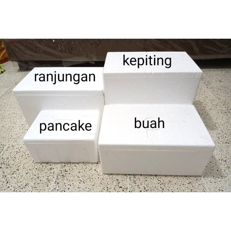 Jual styrofoam box es gabus styrofoam / box ikan makanan minuman / box ...