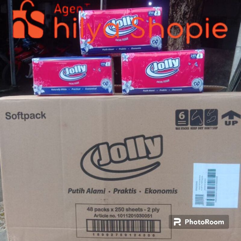 Jual tissu Jolly 250 sheet 1 ball( isi 48 ) | Shopee Indonesia