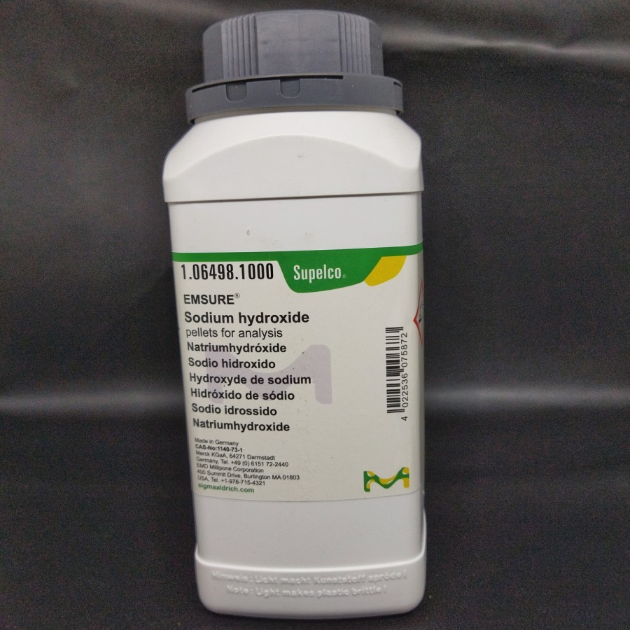 Jual Sodium hydroxide / Natrium Hydorxide / NaOH pellet / ecer 1 gr ...