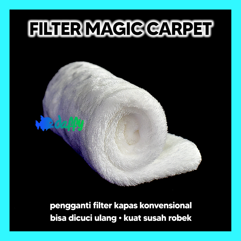 Jual Media Filter Magic Carpet pengganti kapas filter akuarium kolam ...