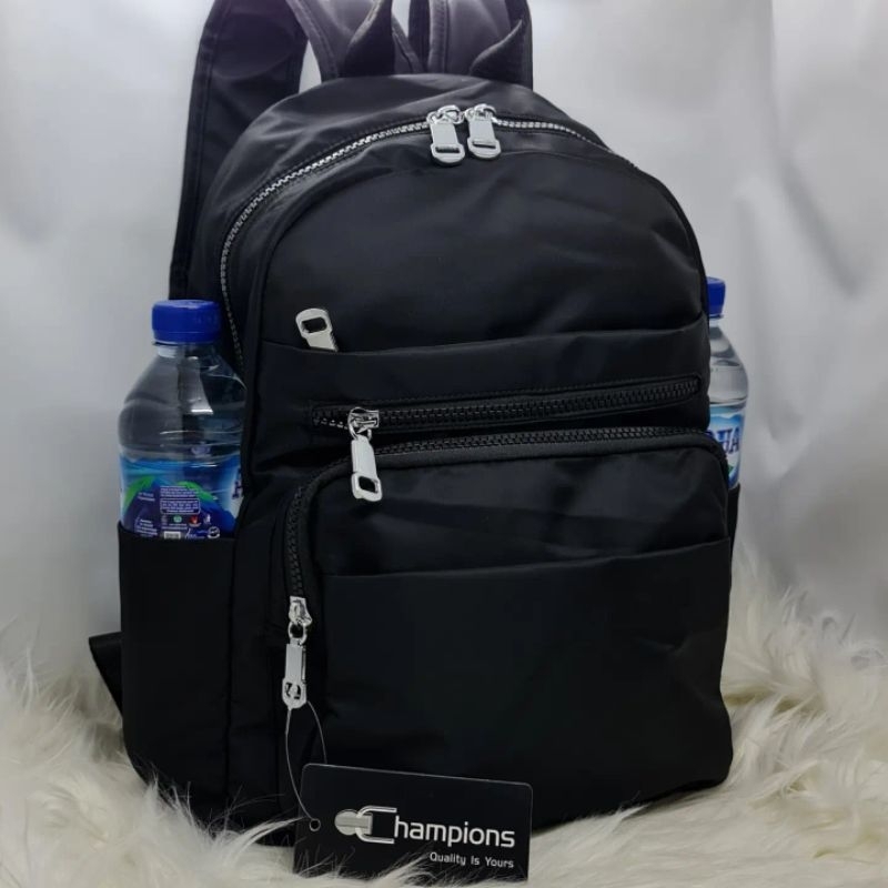 Jual CHAMPIONS 2301 Tas Ransel Wanita Import Laptop 14 inch Anti Air ...