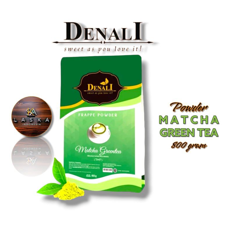 Jual Matcha Greentea Powder Merk Denali - 800 grm - Bubuk Minuman Rasa ...