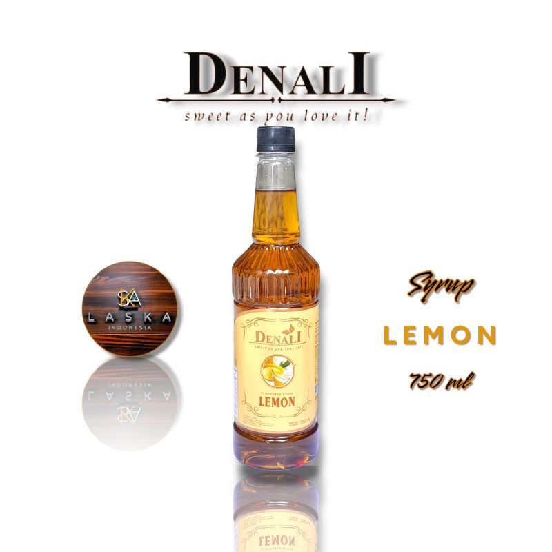 Jual Denali Lemon Syrup 750 mp + Lemon Sirup Merk Denali+ Sirup rasa ...