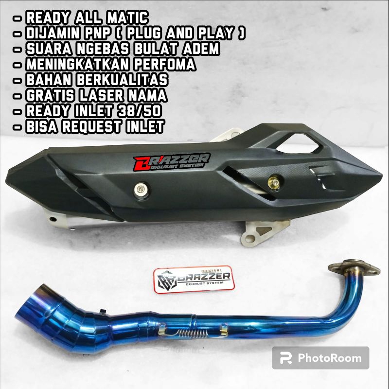 Jual knalpot Standar racing Tabung Vario PNP NMAX New AEROX NEW PCX150 ...