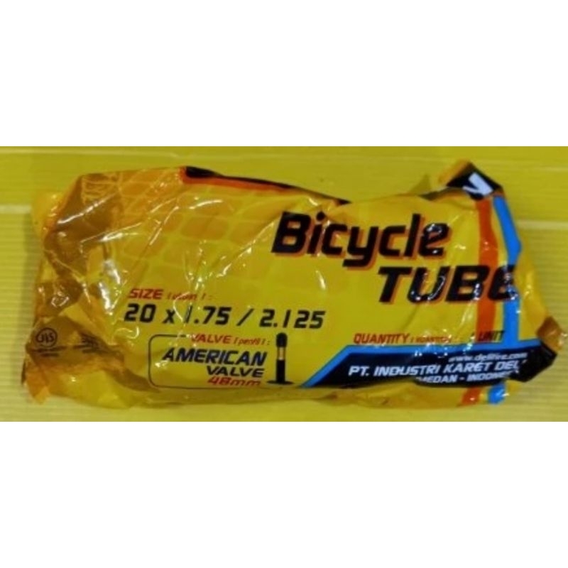 Jual Ban Dalam Sepeda Ukuran 20 x 1.75 / 2.125 AV48MM Original Swallow ( Cop Panjang ) | Shopee ...