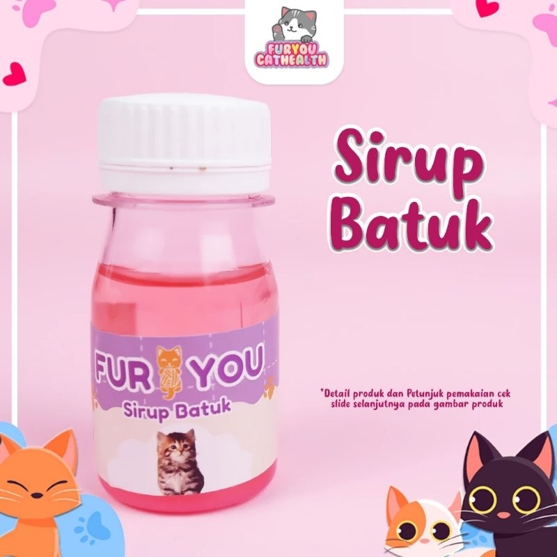 Jual FUR YOU Sirup Batuk Kucing Obat Batuk Kucing Batuk Berdahak Batuk ...