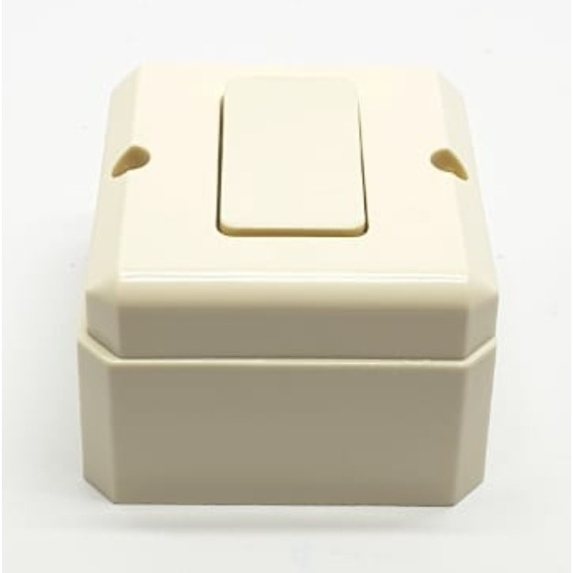 Jual OB Saklar DEXTA DX-911 Tunggal On/Off Outbow Engkel | Shopee Indonesia