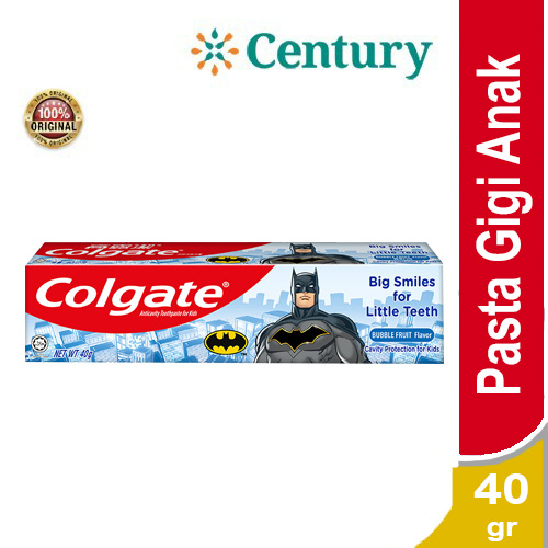 Jual COLGATE TOOTHPASTE BATMAN BUBBLE FRUIT 40GR / PERAWATAN GIGI ...
