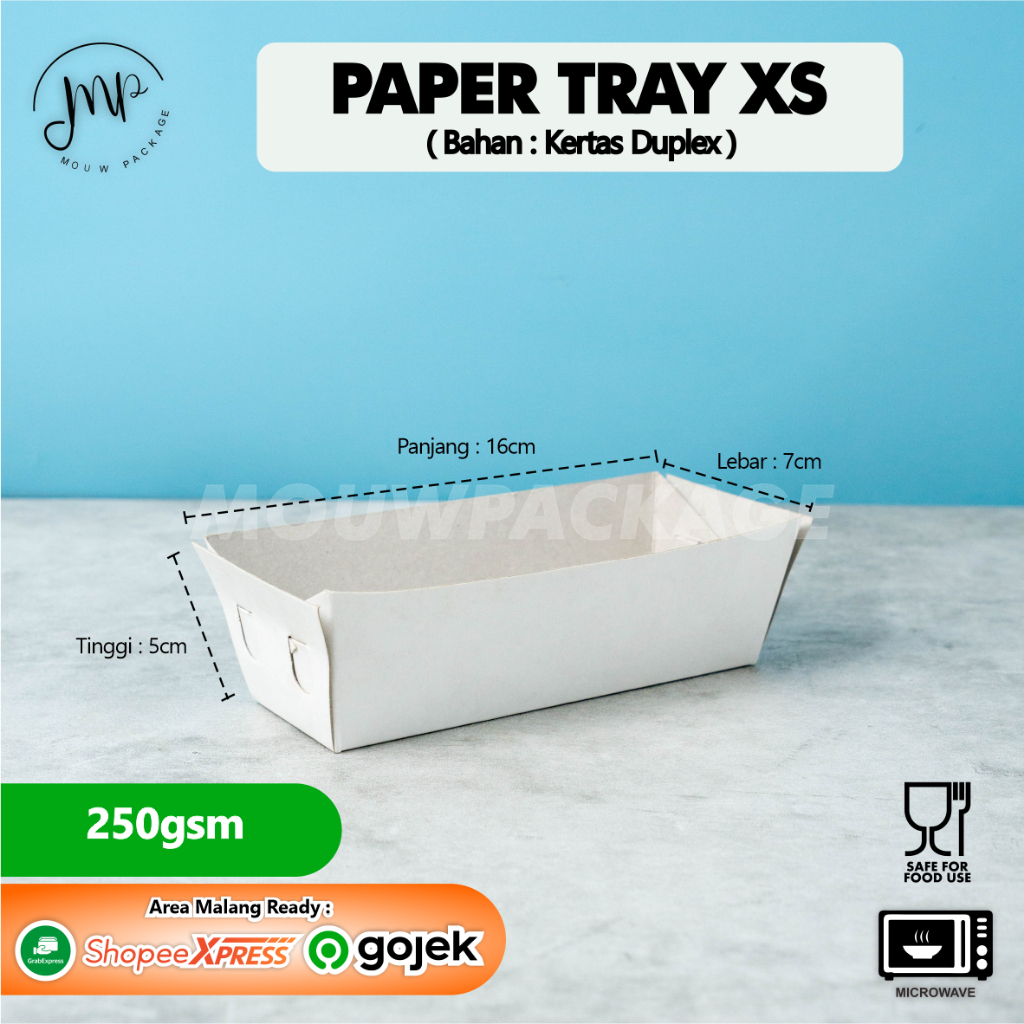Jual TEMPAT KENTANG/TEMPAT SOSIS/PAPER TRAY / FOOD TRAY / NAMPAN KERTAS ...