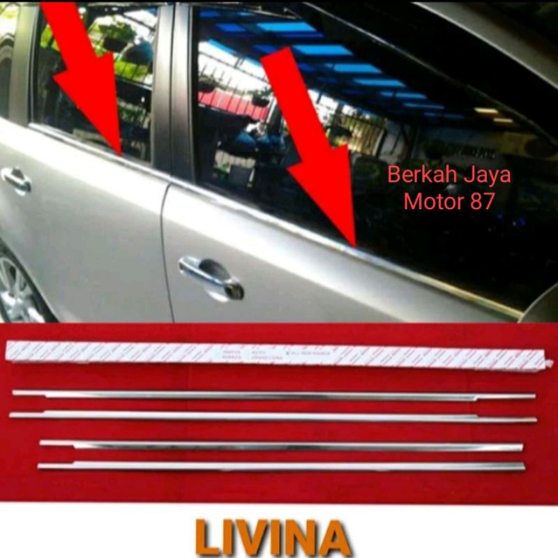 Jual List Kaca Samping Livina 2008 2009 2010 2011 2012 2013 2014 2015 ...