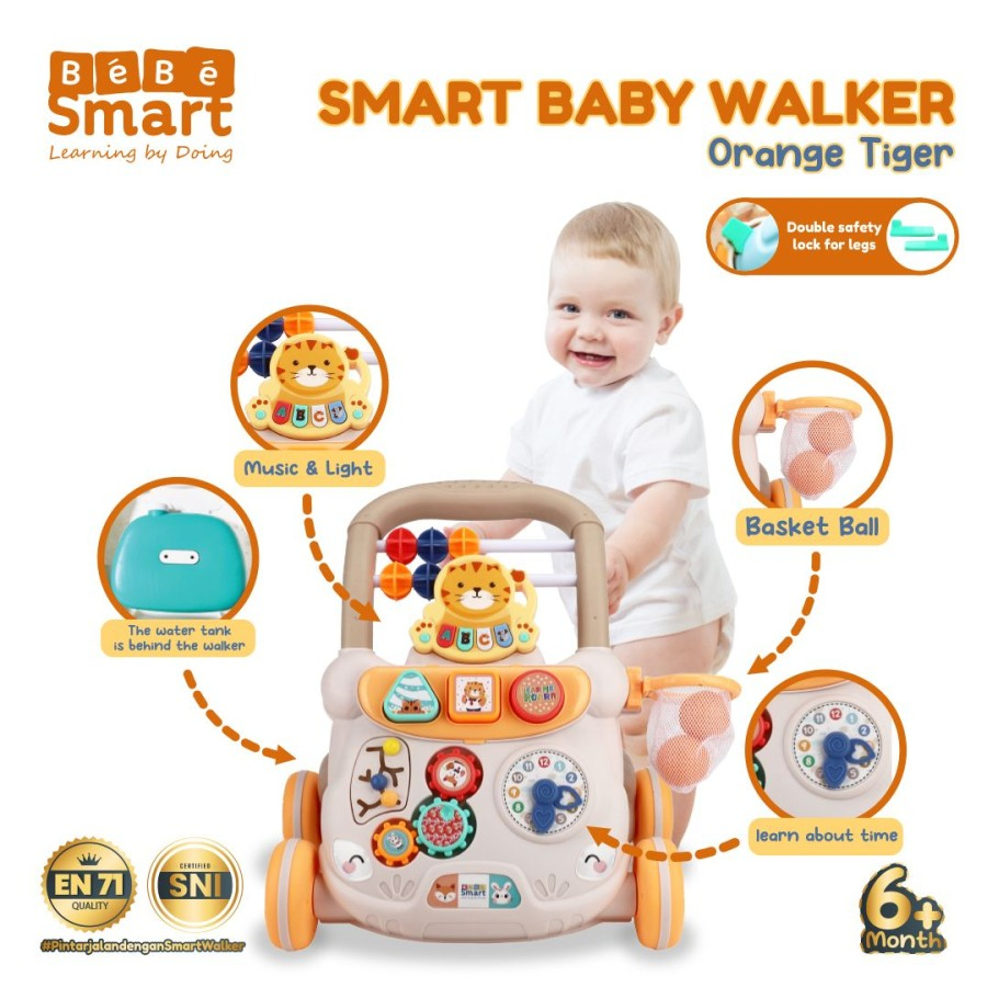 Jual Bebe Smart Play Along Walker - Alat Bantu Jalan Anak Bayi Mainan Dorong Edukasi Anak ...
