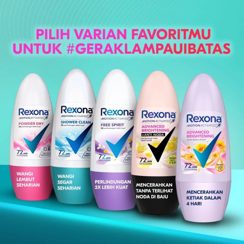 Jual Rexona women Deodorant Anti-prespirant Roll on | Shopee Indonesia