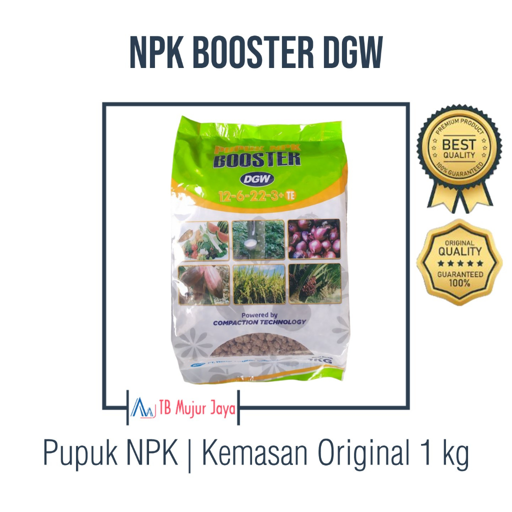 Jual Pupuk NPK BOOSTER DGW 12-6-22-3+TE Kemasan Original Pabrik 1 kg ...