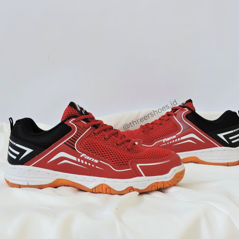 Jual Sepatu Badminton Fans Osaka R Merah/Hitam 100% Original | Shopee ...