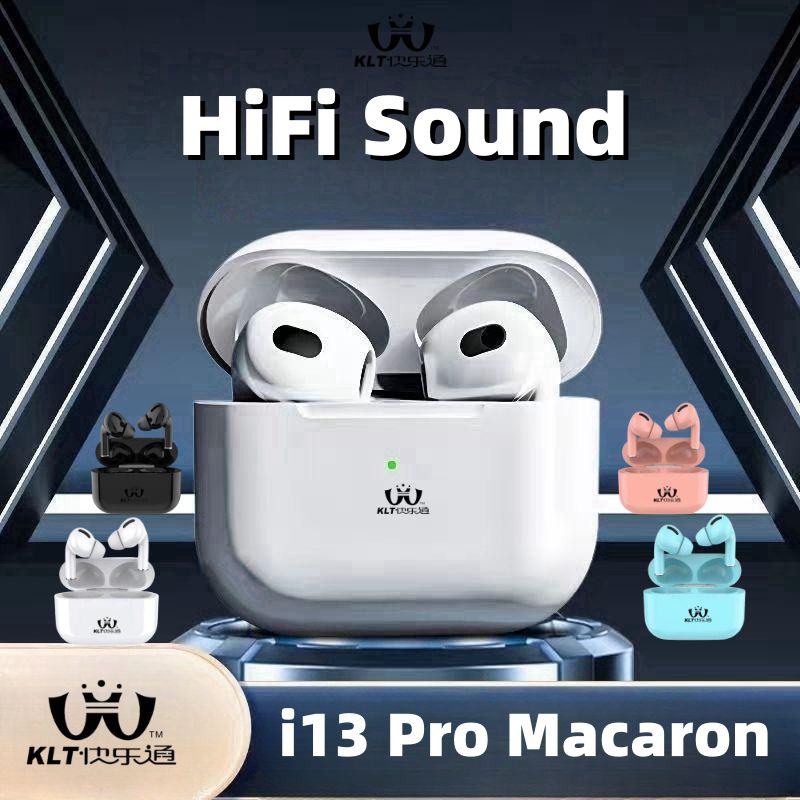 Jual TWS i13 PRO macaron earphone Bluetooth wireless Hifi stereo sound ...