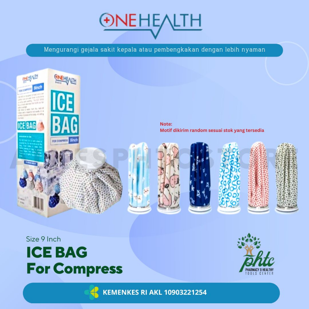 Jual ONEHEALTH Ice Bag 9 Inch l Tas Kompres Dingin l Alat Kompres ...