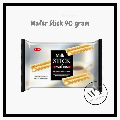 Jual H&H Milk Stick Wafers / H&H Wafer stik susu / H&H Wafer susu 90grm ...