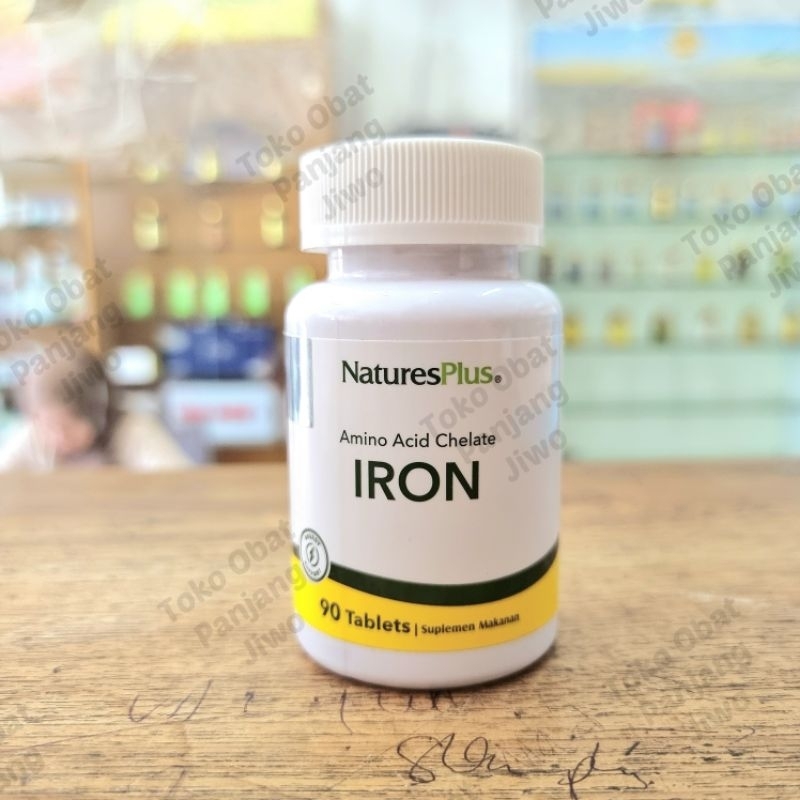 Jual NATURES PLUS Iron 20mg 90 Tablet Suplemen Anemia Kurang Darah ...