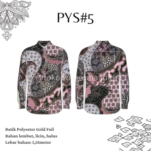 Jual [PYS5] ½ meter Batik Polyester Premium Motif Abstrak Batik ...