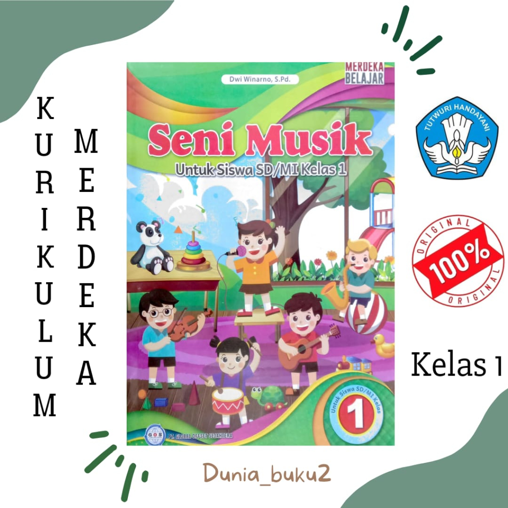 Jual BUKU SISWA SENI MUSIK KURIKULUM PENGGERAK-MERDEKA KELAS 1 SD/MI (PENERBIT: GOS) | Shopee ...