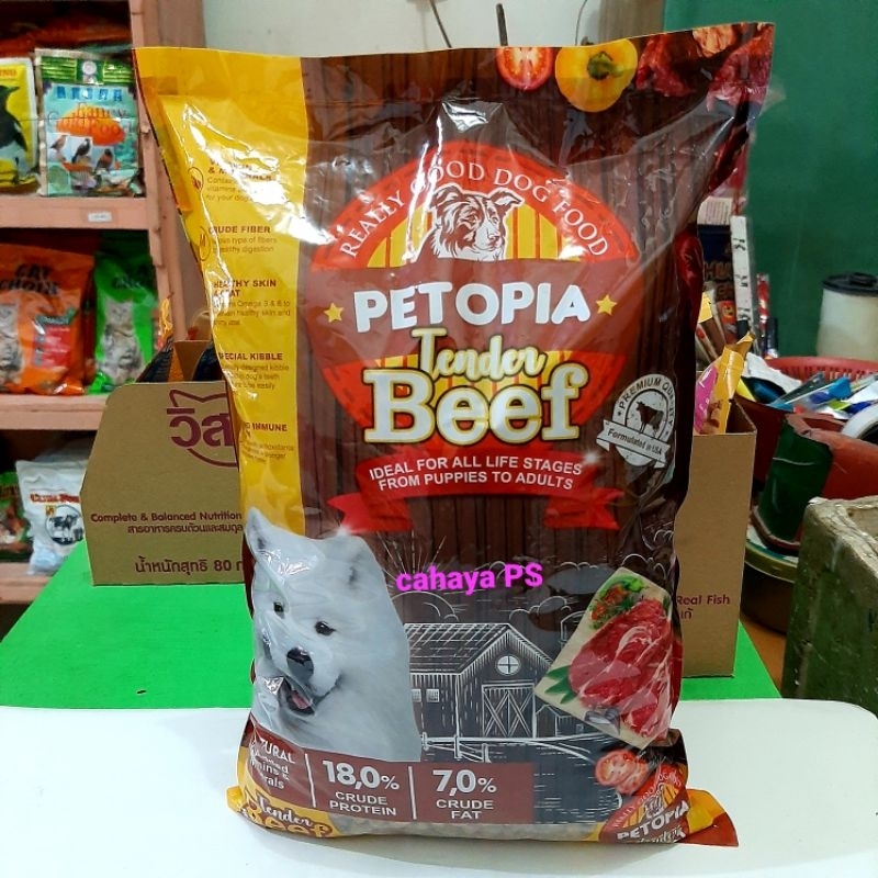 Jual Petopia Dog Food Adult & Kitten Beef ( 800 gr) | Shopee Indonesia