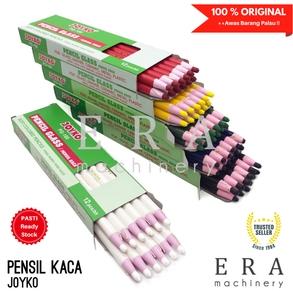 Jual Pencil Glass Joyko Pensil Kaca Kapur Kulit Marker Dermatograph Pg