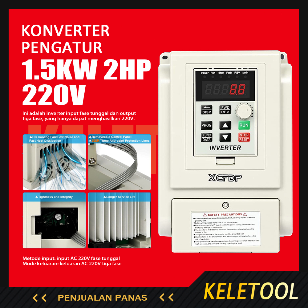 Jual Konverter Pengatur Kecepatan Inverter Frekuensi Variabel Kecepatan konversi frekuensi ...