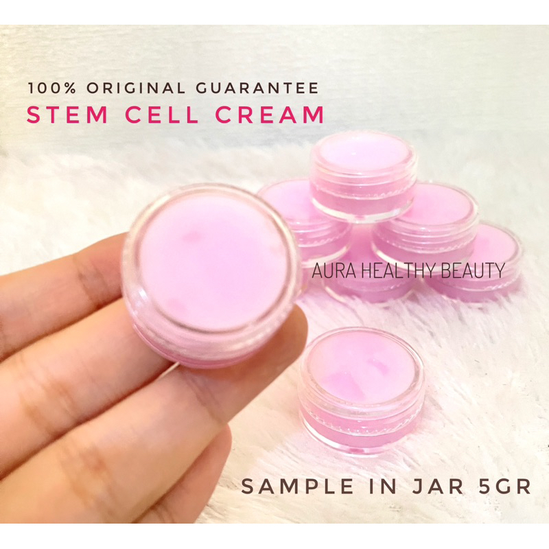 Jual [sample 5gr] STEM CELL CREAM ALL IN ONE 100% DIJAMIN ORIGINAL ...