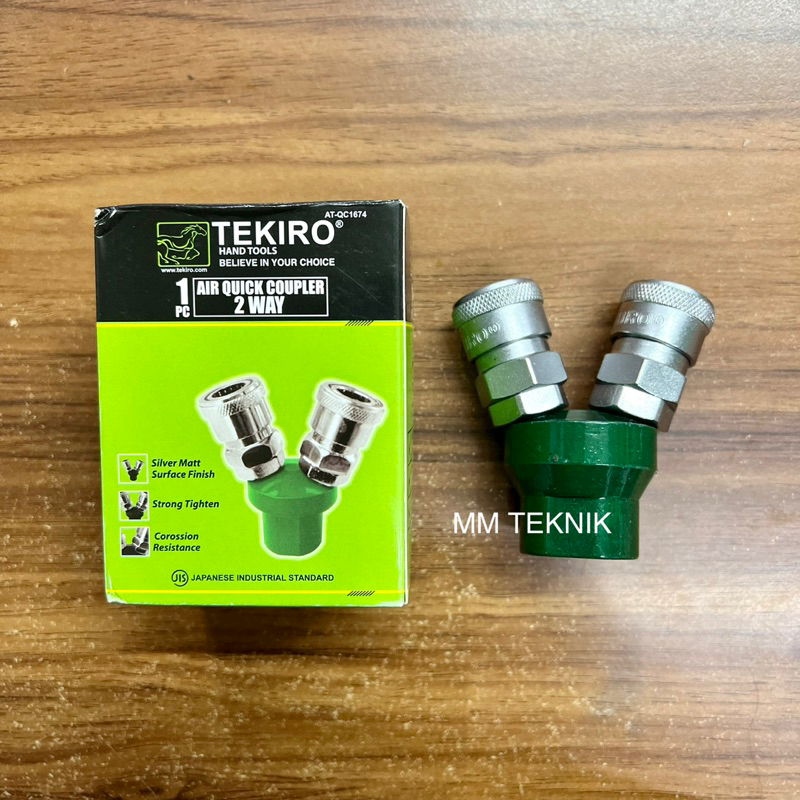 Jual Coupler Cabang 2 Tekiro Quick Coupler Sambungan Nepel Mesin | Shopee Indonesia