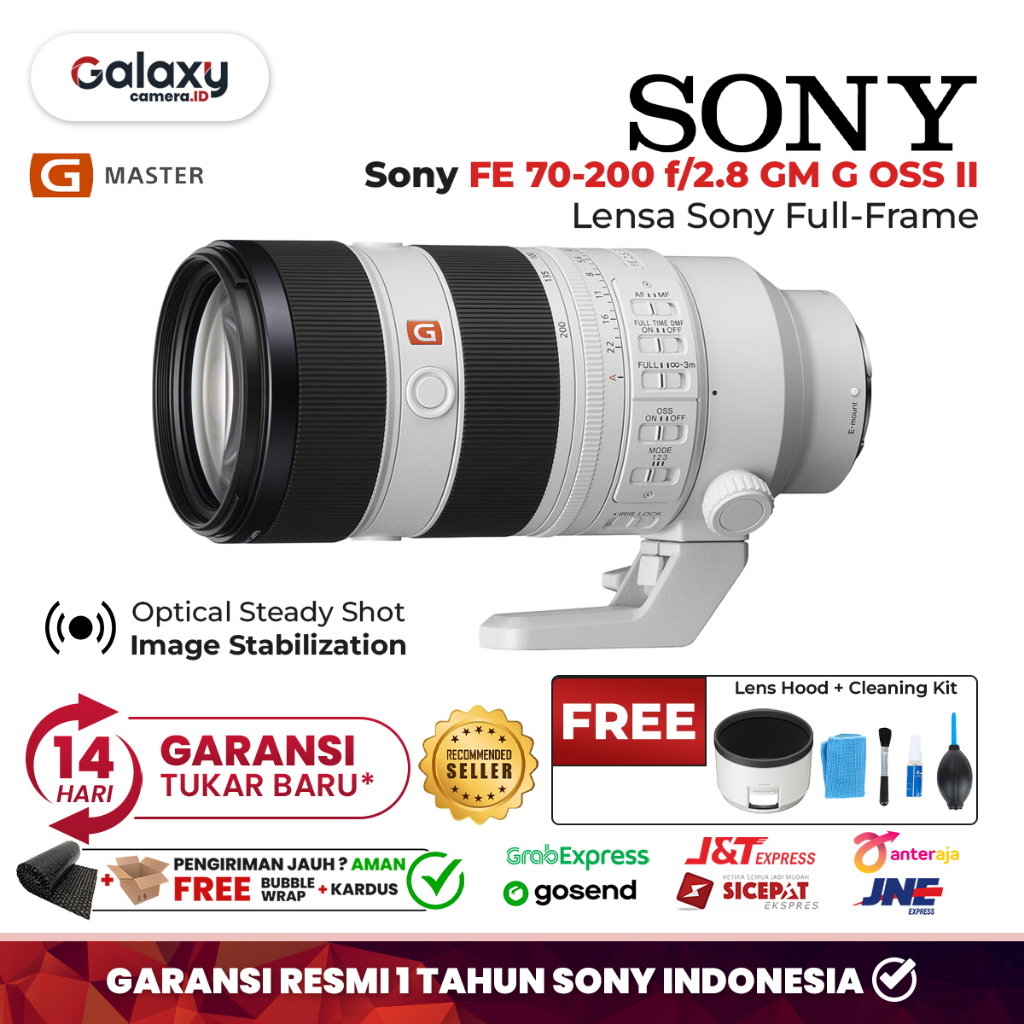 Jual Lensa Sony FE 70-200mm f/2.8 GM G OSS 70-200 II Mark 2 FullFrame Resmi | Shopee Indonesia