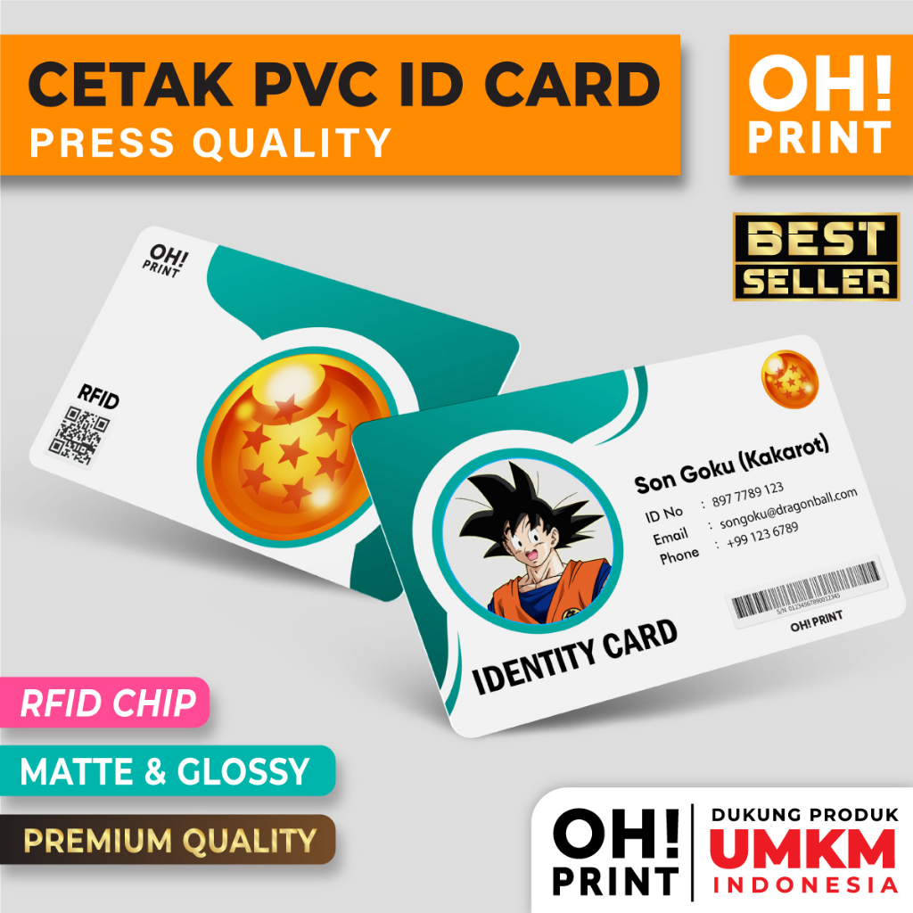 Jual Cetak ID Card PVC Premium Kartu Member | Cetak Kartu Anggota ...