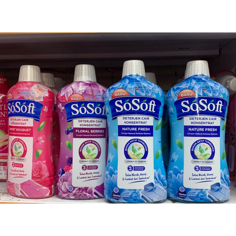 Jual SO SOFT - Detergen Cair 700ml | Shopee Indonesia