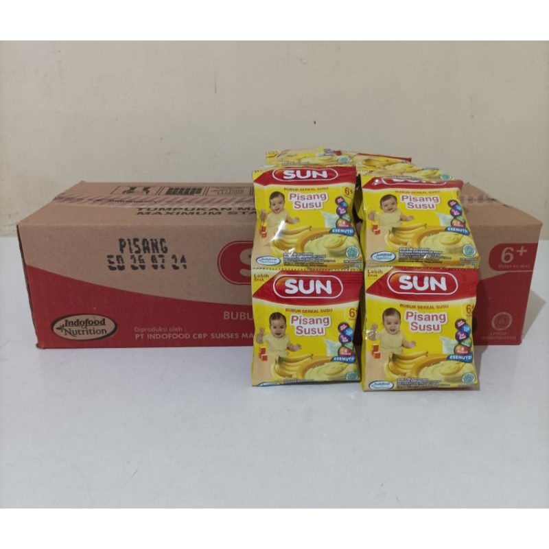 Jual bubur sun sachet 20gr / 1 dus / 80 sachet | Shopee Indonesia