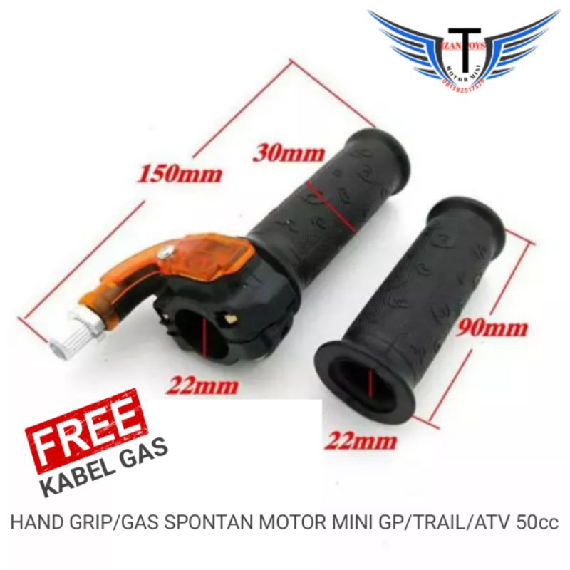 Jual Handle gas Motor Mini Trail/Mini atv 50cc | Shopee Indonesia