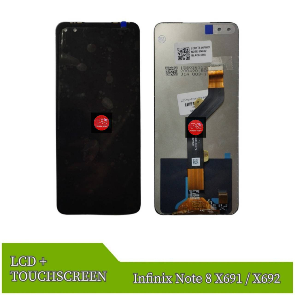 Jual LCD+TOUCHSCREEN INFINIX NOTE 8 ( X692 ) BLACK | Shopee Indonesia