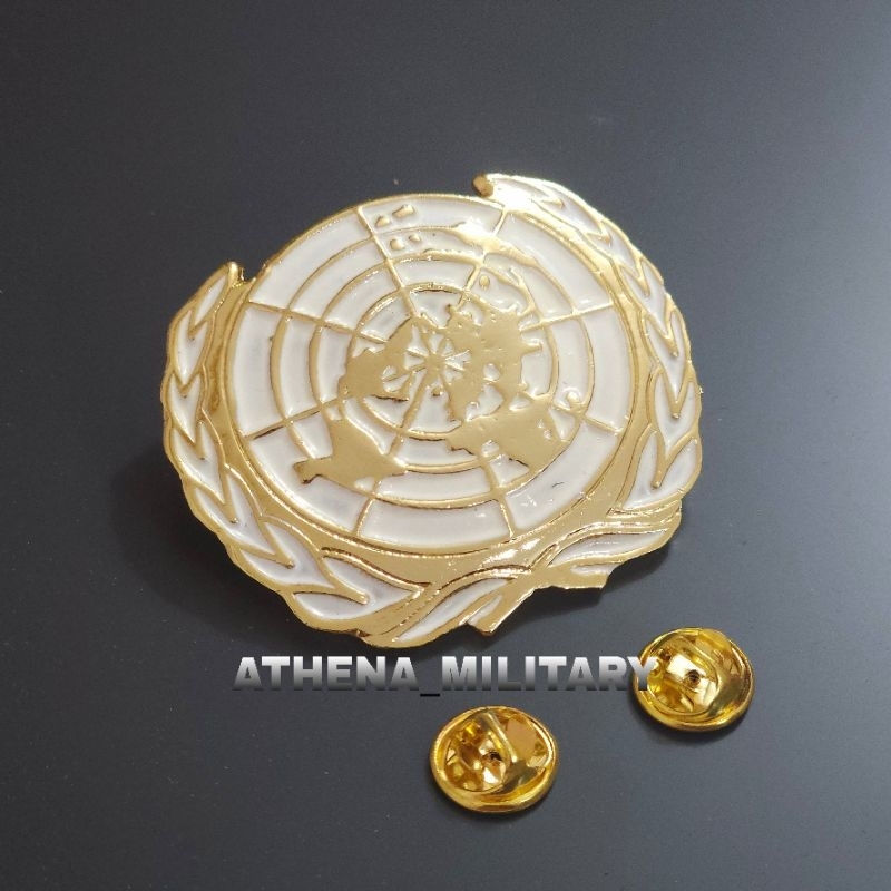 Jual Emblem Baret PBB | Emblem Baret United Nations | Emblem Baret UN ...