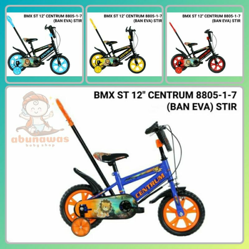 Jual Sepeda Anak Roda Empat Roda Dua BMX Centrum CT 8805-1-7 (BAN EVA ...