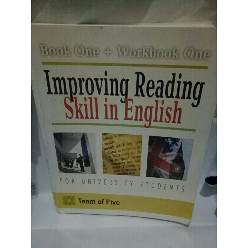 Jual book one + workbook one improving reading skill in english ...