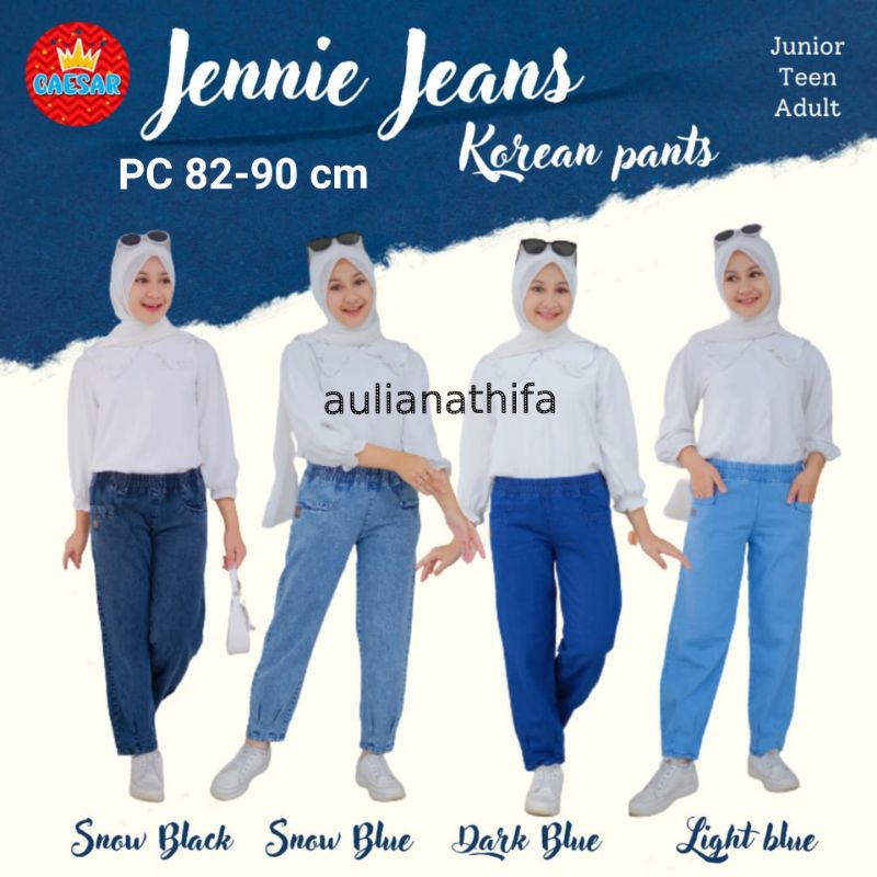 Jual Celana Baggy Jeans Korean Style Anak Tanggung/Remaja Perempuan sz 14-20 Jennie Jeans Korean ...