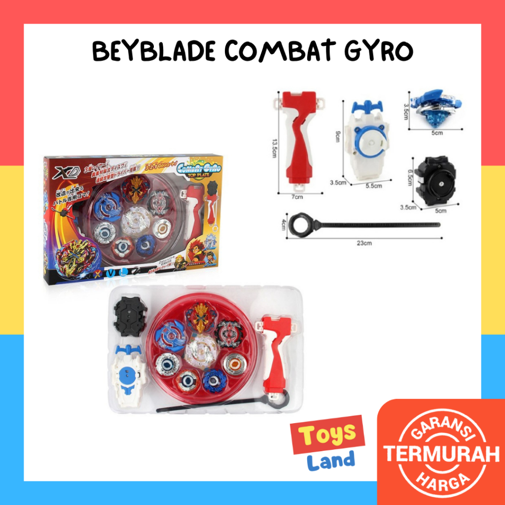 Jual Beyblade Combat Gyro Set Mainan Gangsing Beyblade Mainan Gasing ...