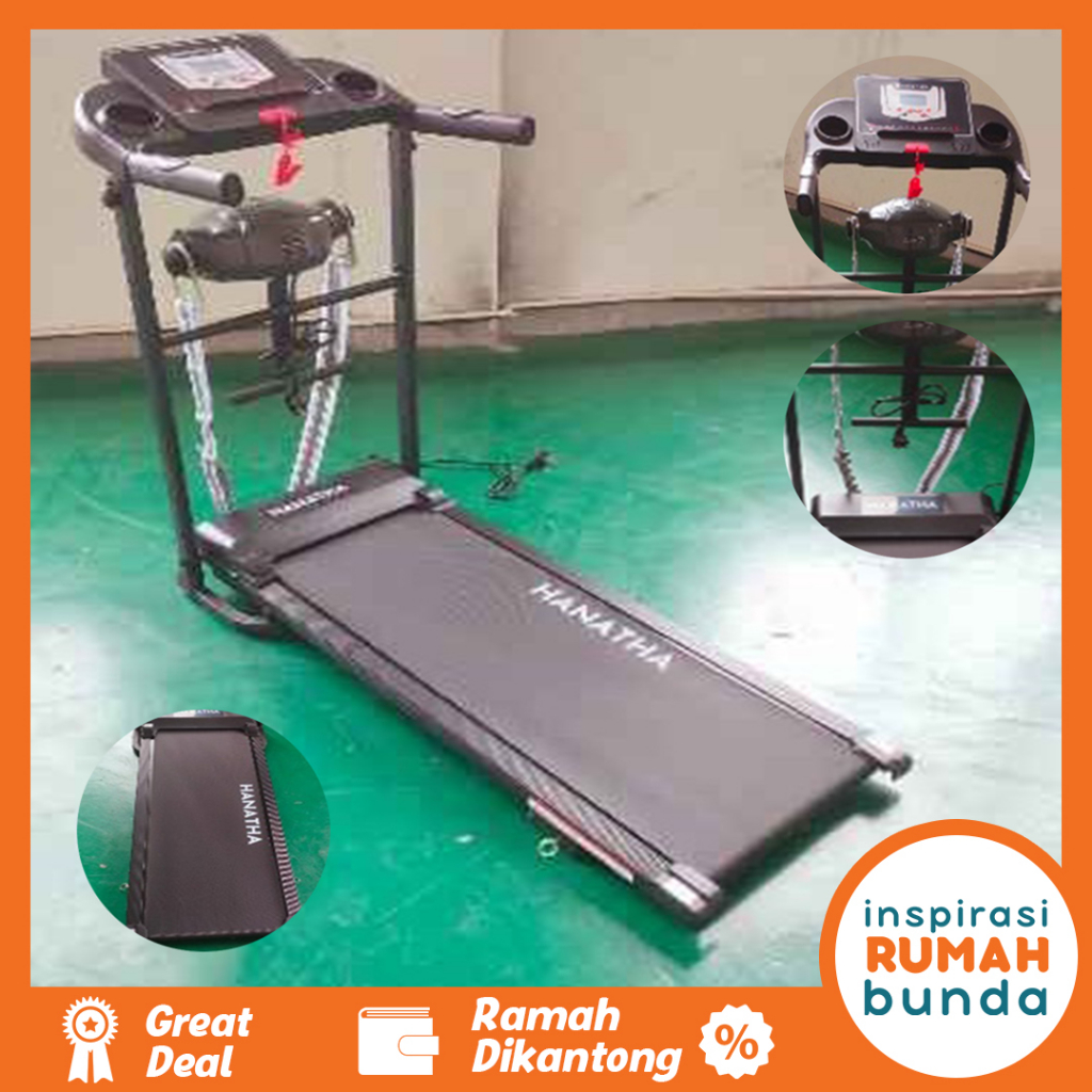 Jual ALAT GYM FITNESS TREADMILL 1.5 HP + MASSAGER | Shopee Indonesia